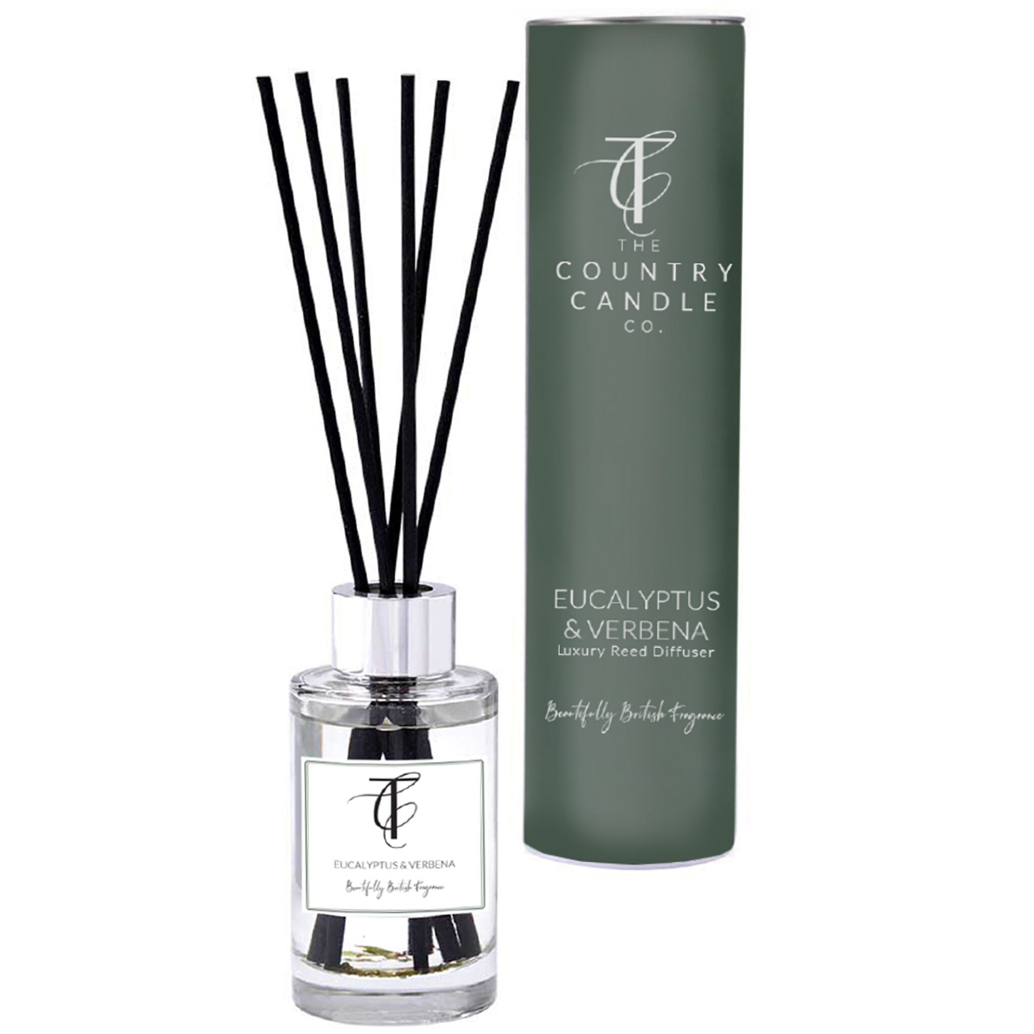 PASTELS-Eucalyptus & Verbena 100ml Reed Diffuser - The Country Candle Co.