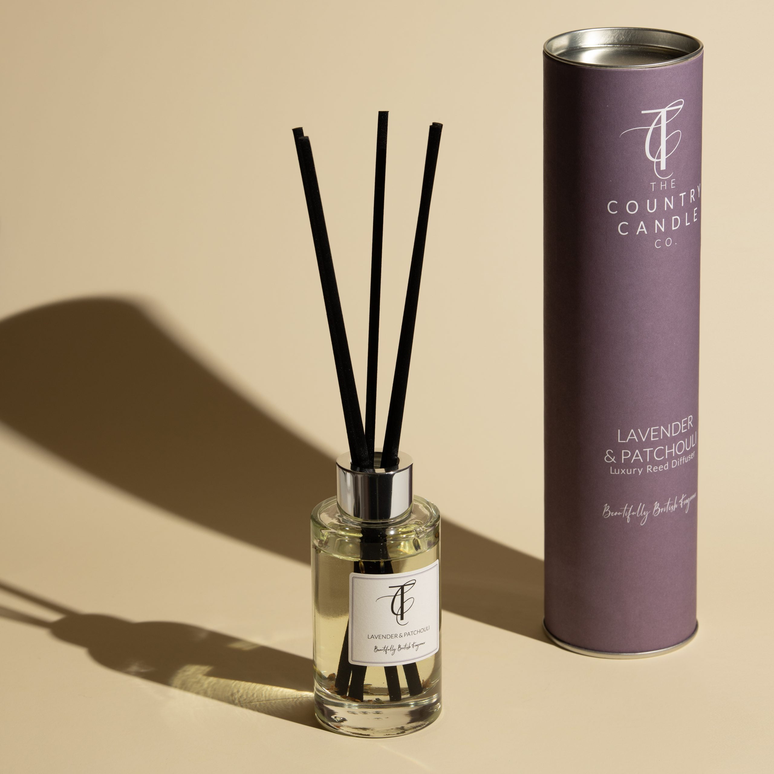 PASTELS - Lavender & Patchouli 100ml Reed Diffuser - The Country Candle Co.