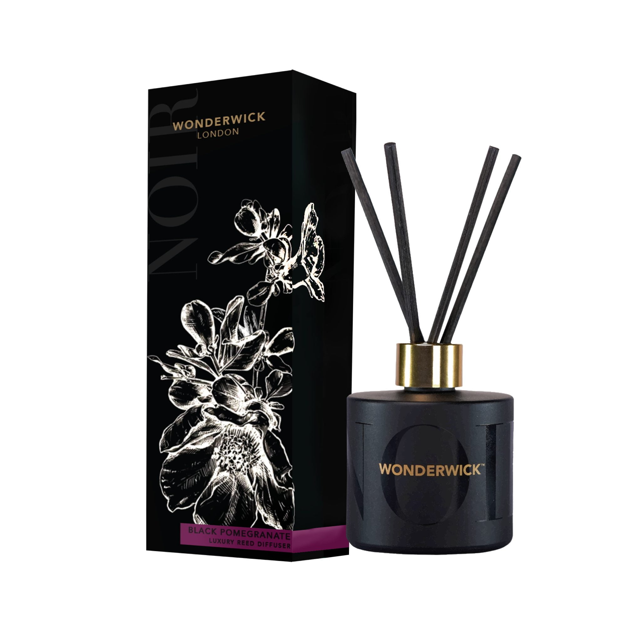 WONDERWICK-Noir-Black Pomegranate 200ml Reed Diffuser - The Country ...