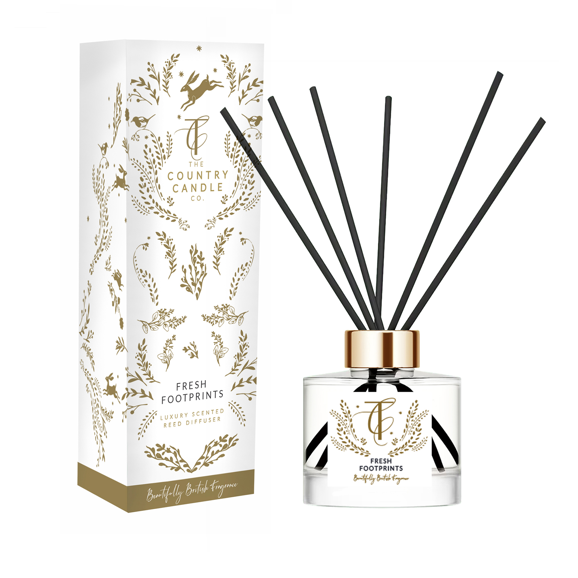 ENCHANTED WOODLAND-Fresh Footprints 100ml Reed Diffuser - The Country ...