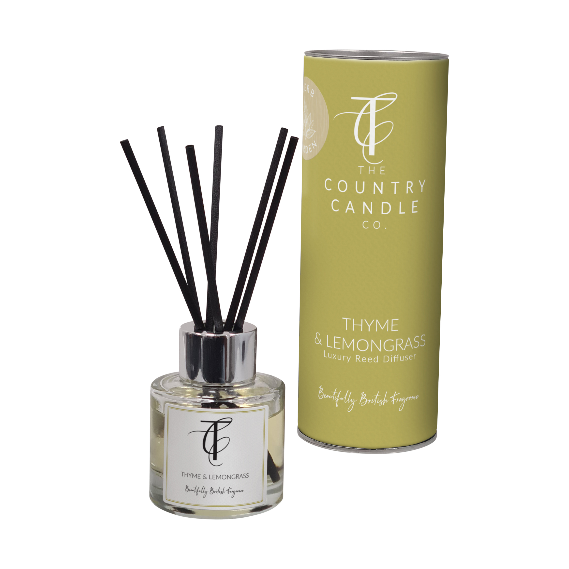 NEW-HERB GARDEN-Thyme & Lemongrass 50ml Reed Diffuser - The Country ...