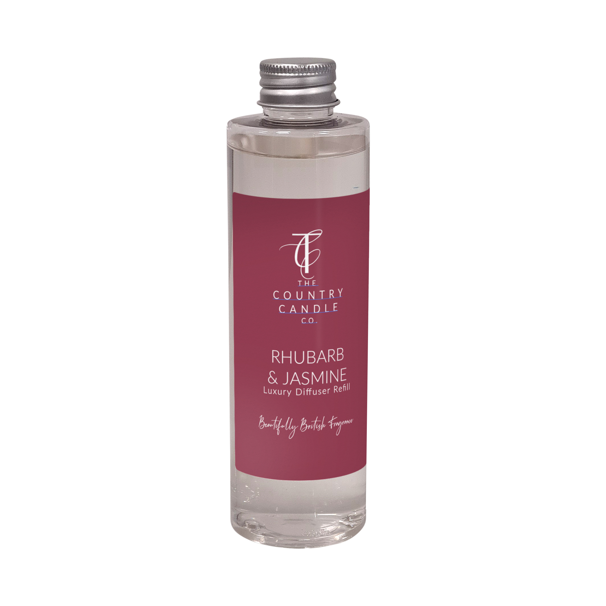 NEW - PASTELS - Rhubarb & Jasmine 200ml Diffuser Refill - The Country Candle Co.
